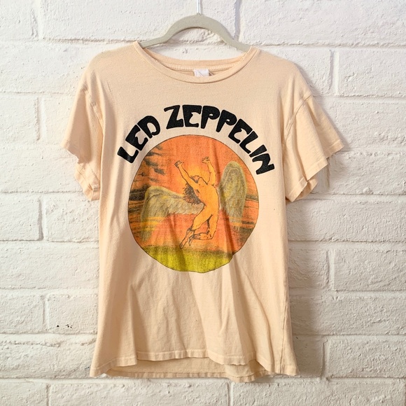 Vintage | Tops | Vintage Led Zeppelin Tshirt | Poshmark